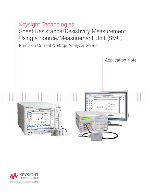 Sheet Resistivity and Sheet Resistance Measurement Using an SMU PDF Asset Page | Keysight